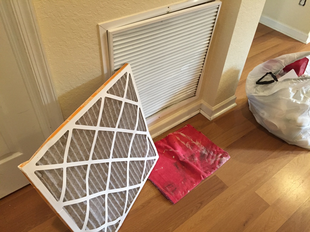 Replacing A Central Air Conditioner Return Vent Cover All About The House